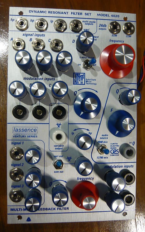 Dynamic Resonant Filter Set Model 4020 - 2019 [Buchla format | Reverb