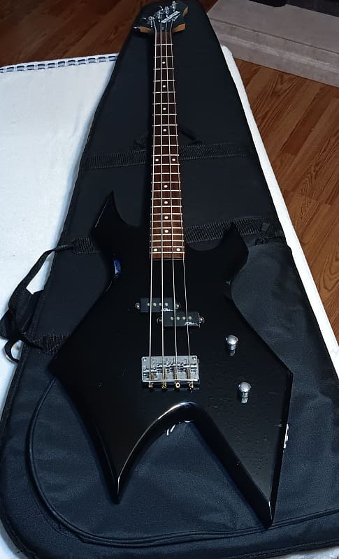 B.C. Rich Bronze Series Bass Electric Guitar - Black | Reverb