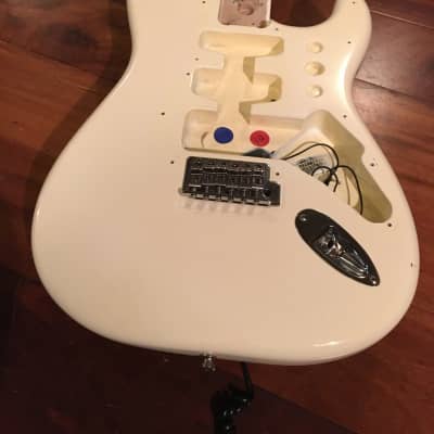 Genuine Fender Aged Cream White Standard Strat Stratocaster | Reverb
