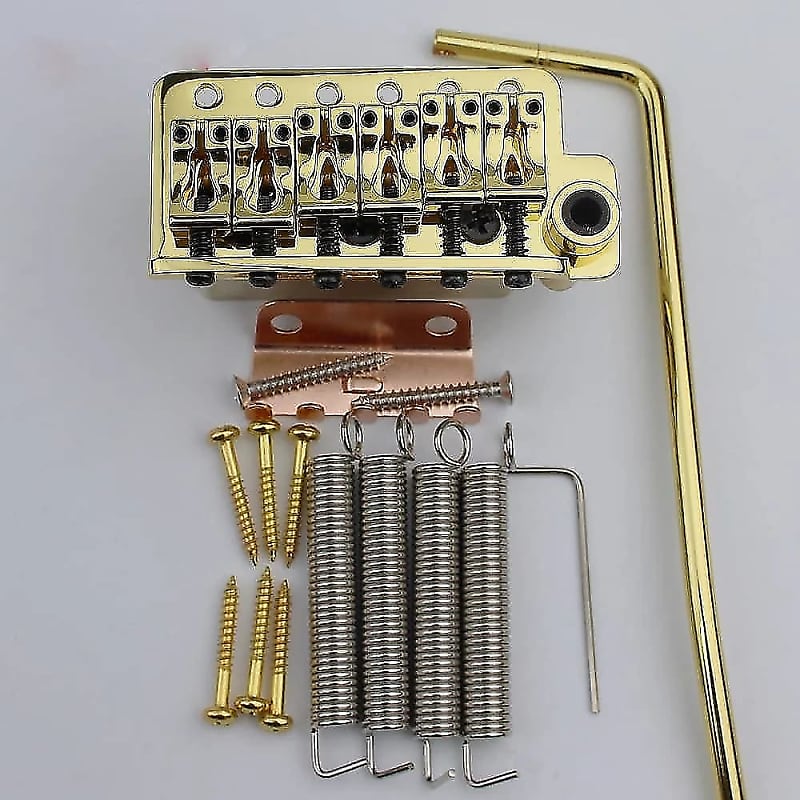 Gold Stratocaster Strat Style Guitar Bridge Tremolo System | Reverb