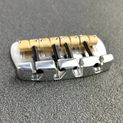AlBridge Parts CQM419 4-String Quick Release Bridge For Jazz | Reverb