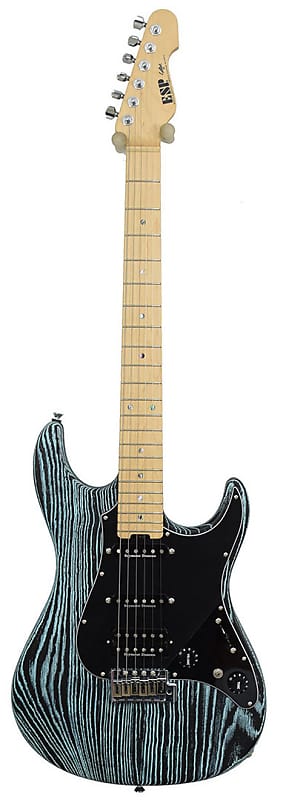 ESP Snapper CTM M Drift Black Blue Filler | Reverb