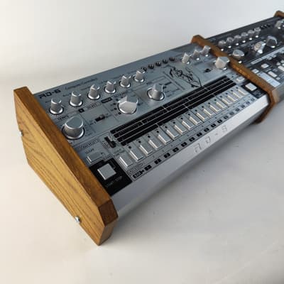 Behringer TD3 RD6 Real Oak Wood Stand Side panel Bass Line | Reverb