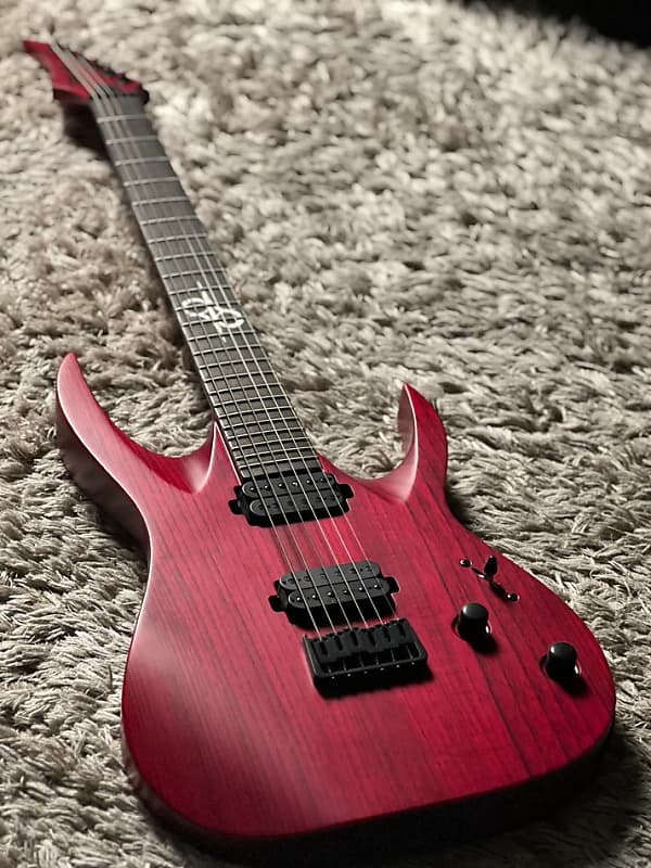 Solar A2.6TBR SK in Trans Blood Red Matte | Reverb
