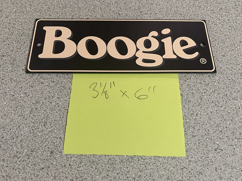 Mesa Boogie Boogie Name Plate | Reverb Canada