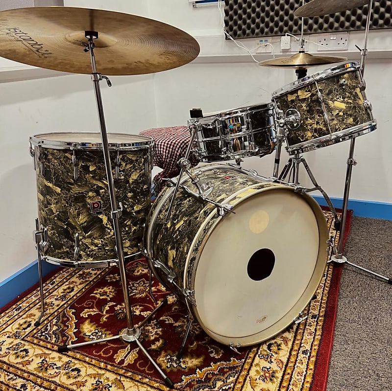 Vintage Premier 3-piece 1960's Jazz Drum Kit (with Original | Reverb