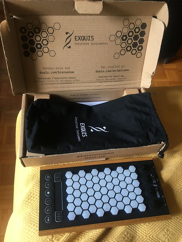 Intuitive Instruments Exquis Deluxe 2023 - Oak MPE Hexagonal | Reverb