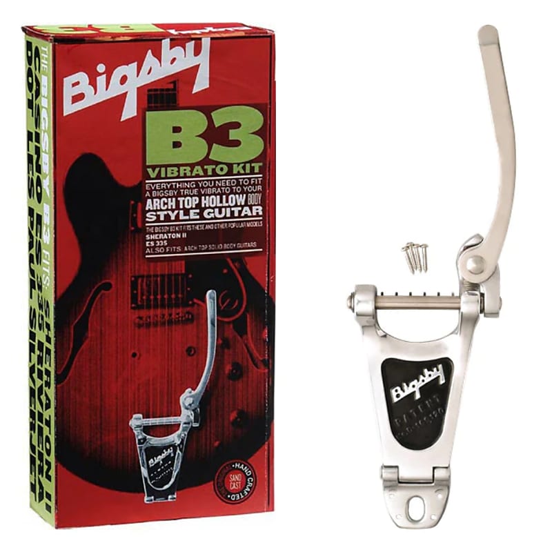 Bigsby B3 Red Pack Vibrato Kit Chrome | Reverb