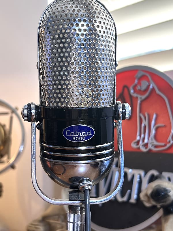 1960's CALRAD 500C Pill Microphone - upgraded Heil Pro audio | Reverb