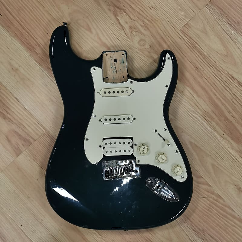 Stratocaster Style Electric Guitar Body with Electronics & | Reverb