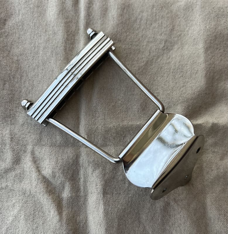 1959 Harmony H49 Stratotone Jupiter Electric Guitar Tailpiece | Reverb