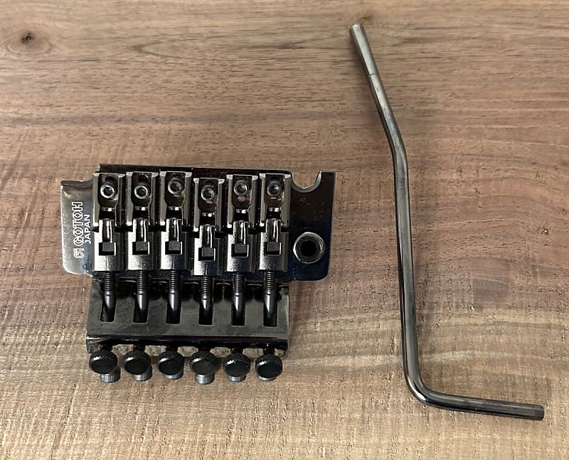 Gotoh 1996T Floyd floating tremolo 2020s - Cosmo Black | Reverb