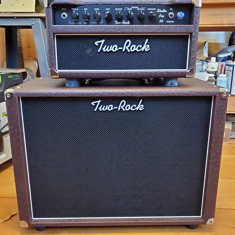 Two Rock Studio Pro 35 Matching Head And Cab 2010s Brown | Reverb