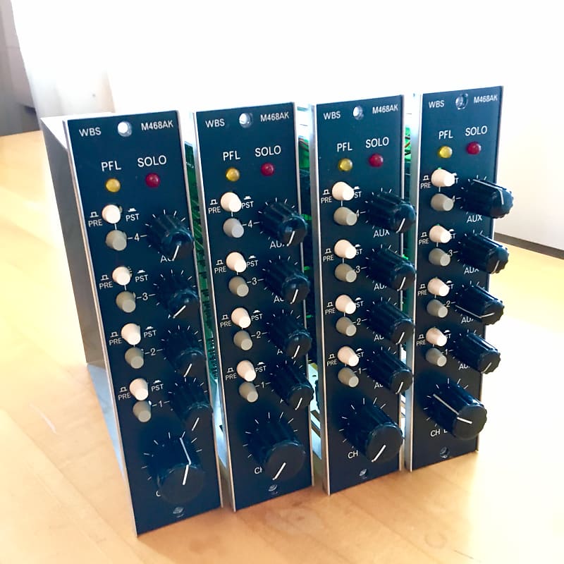 Ward Beck M486-ak six buss routing fader buss modules c 1970s | Reverb