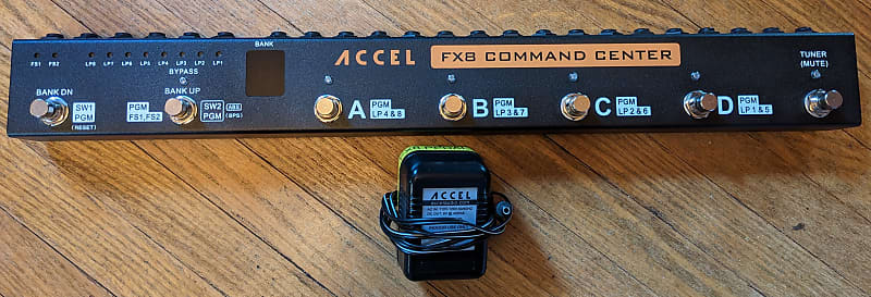 Accel FX8 Command Center 8 Loop Switcher Pedal - Black | Reverb