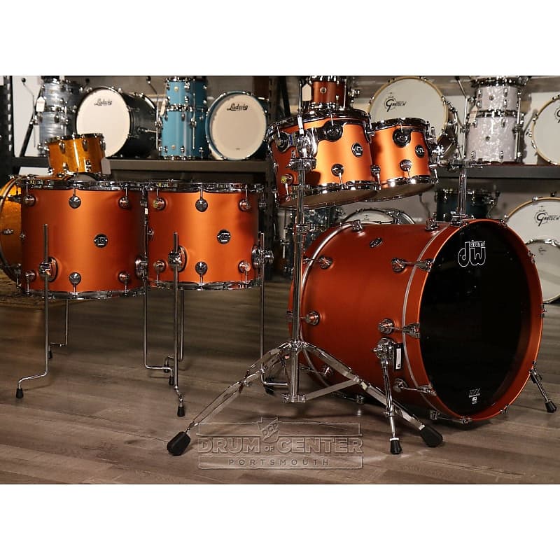 DW Performance 5pc Drum Set 22/10/12/14/16 Hard Satin | Reverb