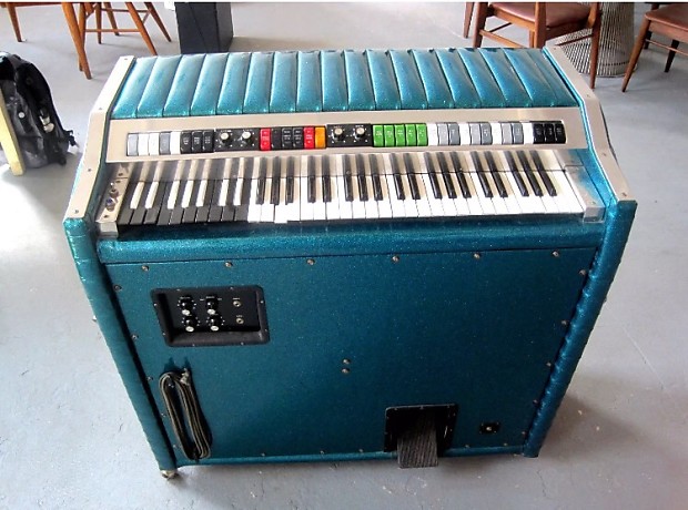 Kustom Organ L1595 1969 Cascade Tuck & Roll Naugahyde | Reverb