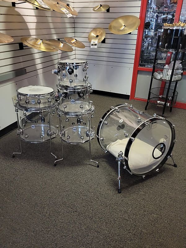 Drum Workshop DESIGN ACRYLIC Drum Shell Pack(6 Piece) (King | Reverb