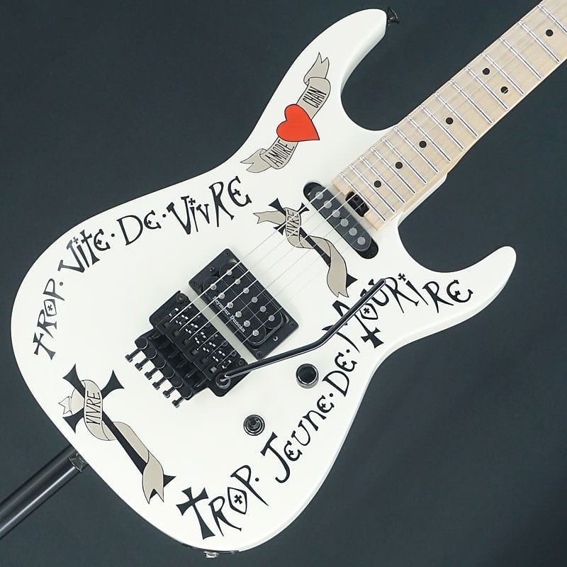 Charvel/USA [USED] Warren DeMartini Frenchie (Snow White with | Reverb
