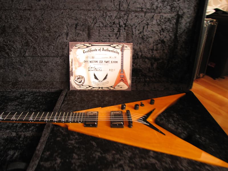 Dean USA Custom Shop Dave Mustaine VMNT Korina 2011 - Natural | Reverb