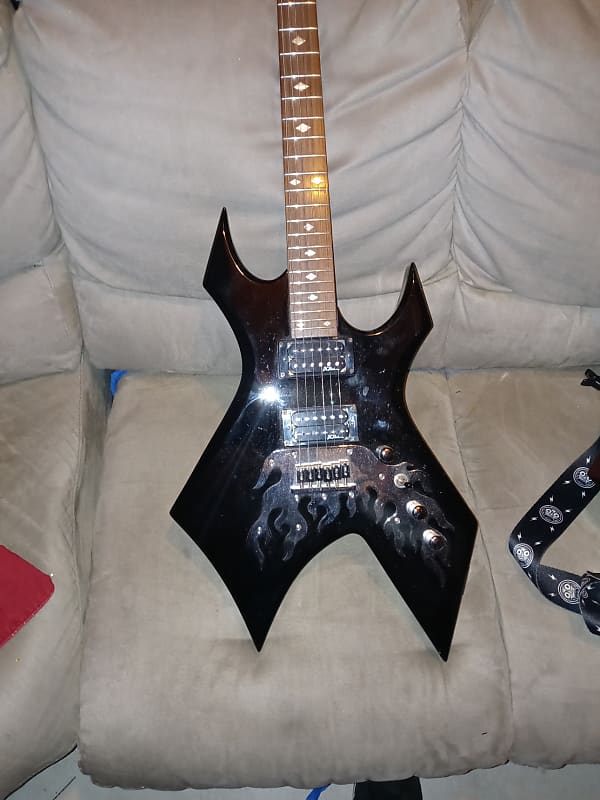 B.C. Rich Warlock Black | Reverb