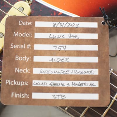 Shabat Lynx Standard 3-Tone Sunburst RW | Reverb