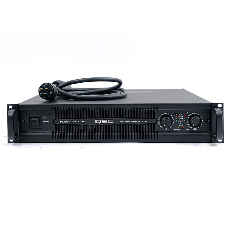 QSC PL380 2-Channel Power Amplifier Rackmount - | Reverb Australia