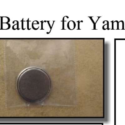 Battery for Yamaha QY100 Sequencer - Internal Memory | Reverb