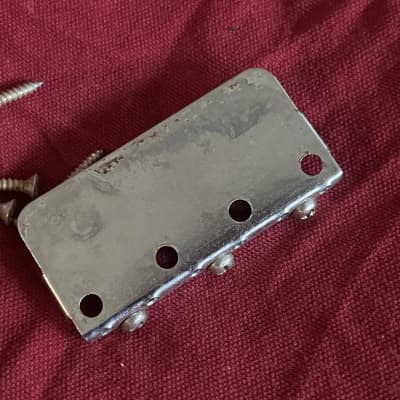 1958 - 64 Fender Musicmaster Duo Sonic guitar bridge | Reverb