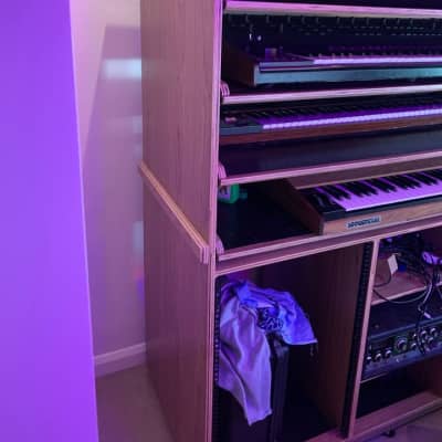 Custom Rack and keyboard cabinet | Reverb