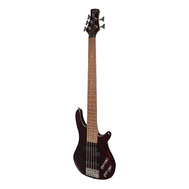 J&D Luthiers 5-String T-Style Contemporary Active Electric | Reverb