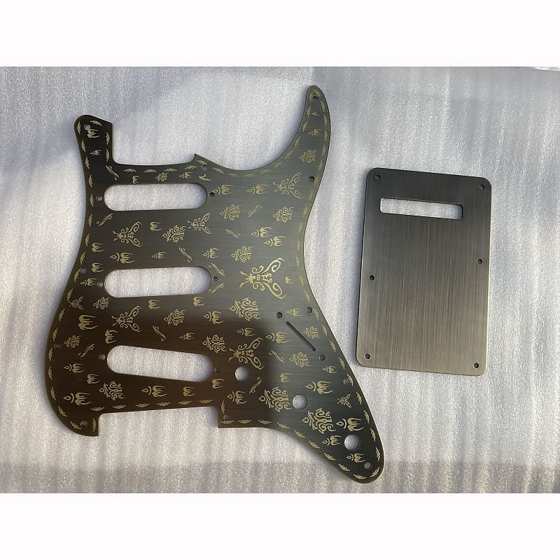 Stainless Steel Stratocaster Strat Style Guitar Pickguard | Reverb