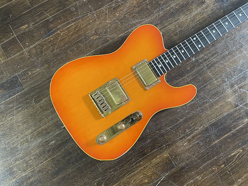 1998 Moon Japan Custom Telecaster Electric Guitar Humbuckers | Reverb