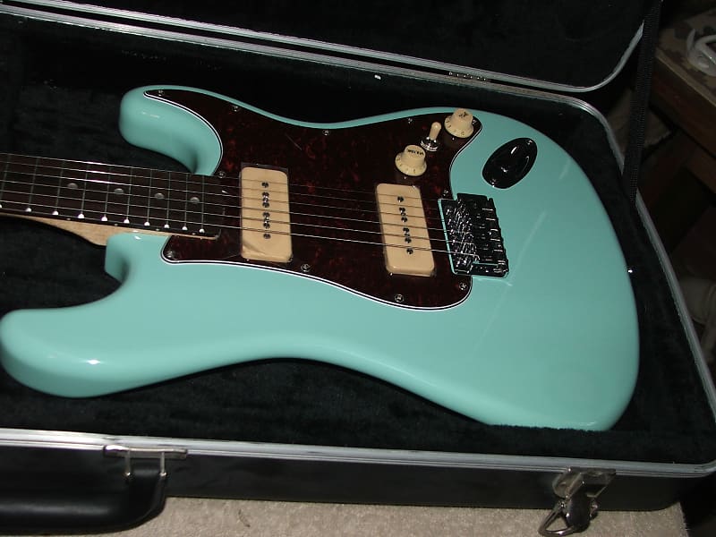 Special Edition SX Hawk Guitar...P-90 Pickups..powder | Reverb