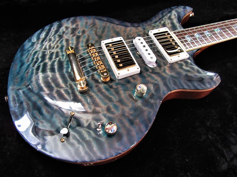 Terry Mcinturff Glory Custom 2010 - Aqua Quilt | Reverb