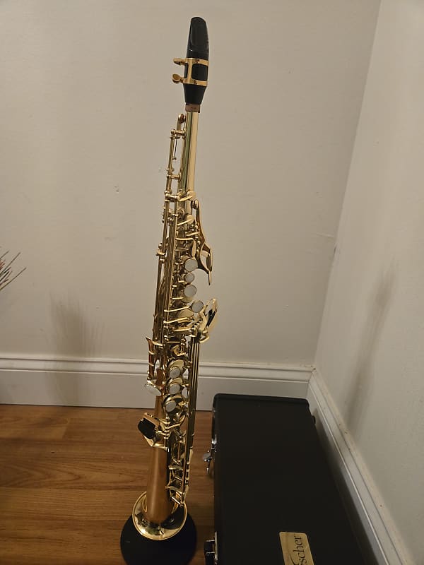 Buescher Soprano saxophone, WATCH attached short video of it | Reverb