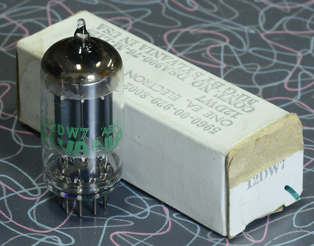 Sylvania Phillips '80s 7247/12DW7 Dual Triode Preamp Tube For | Reverb