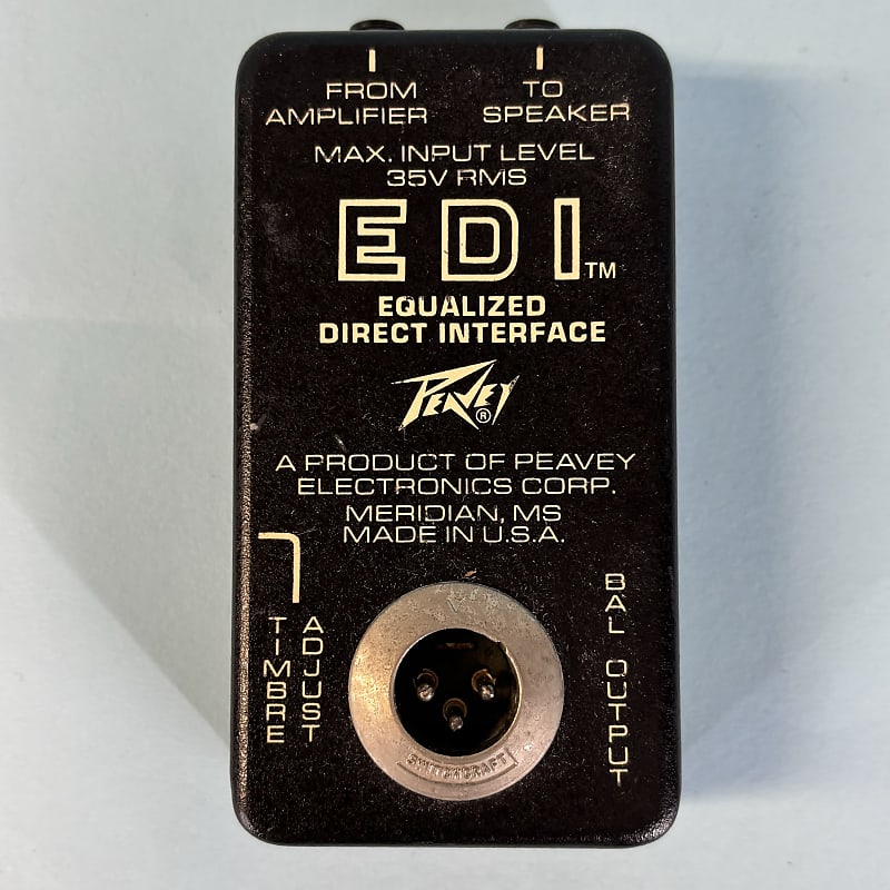Peavey EDI Equalized Direct Interface Made In USA Direct Box! | Reverb