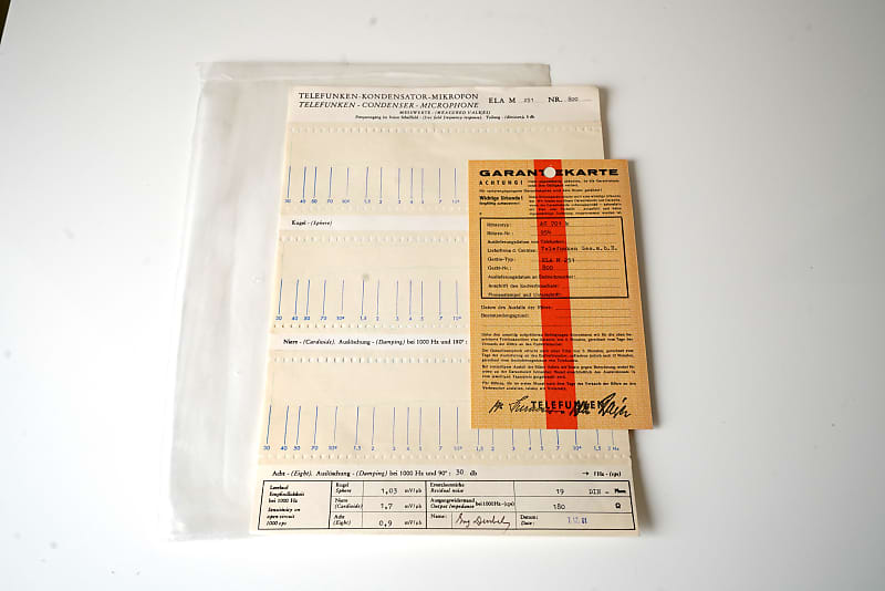 1961 Telefunken Ela M 251 Serial NR. 800 Original Frequency | Reverb