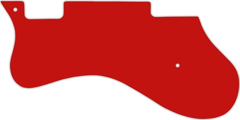 WD Custom Pickguard For Left Hand Epiphone Riviera #07S Red | Reverb