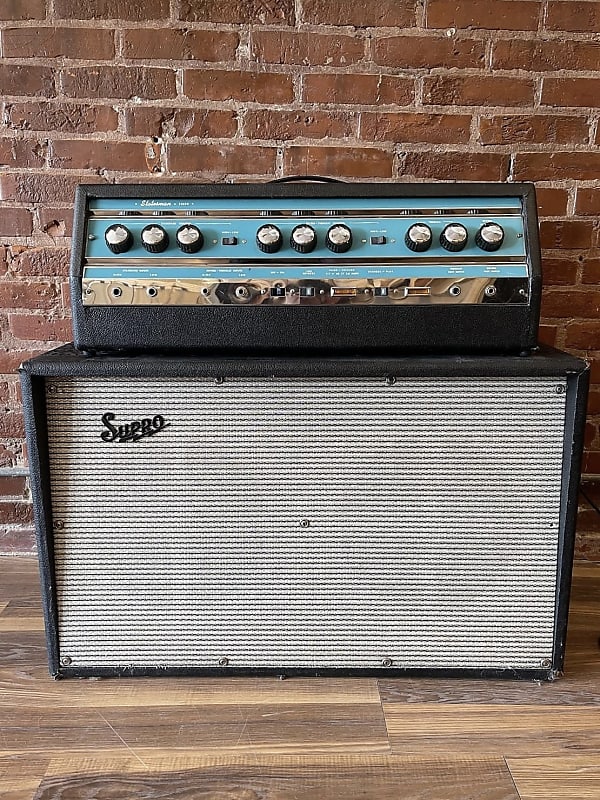 Supro 1966 Statesman S6699 Amp Head and Cab once owned by | Reverb
