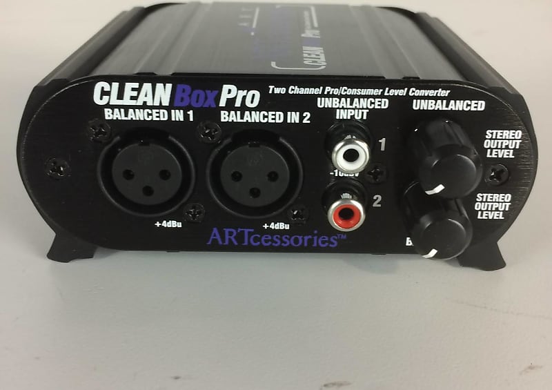 ART CleanBox Pro Bi-Directional Level Matching Stereo | Reverb