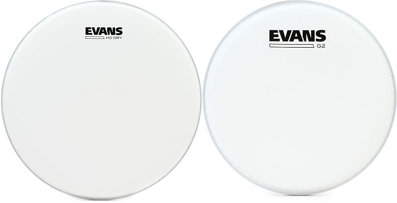 Evans Genera HD Dry Snare Head - 13 inch Bundle with Evans G2 | Reverb