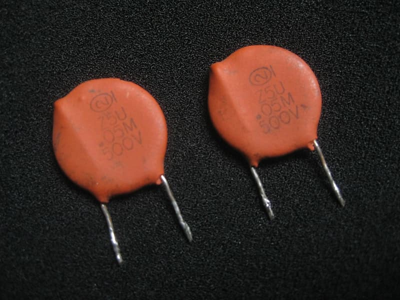 2 1960s Sprague .05 uF 500V Z5U .05M Ceramic Disc | Reverb Australia