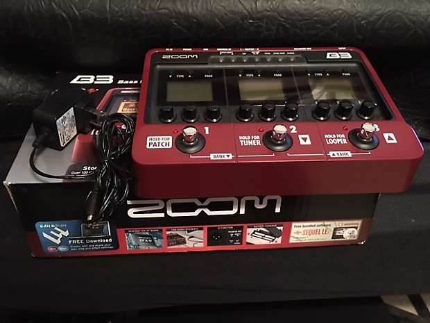 Zoom B3 Bass Effects & Amp Simulator 2014 | Reverb