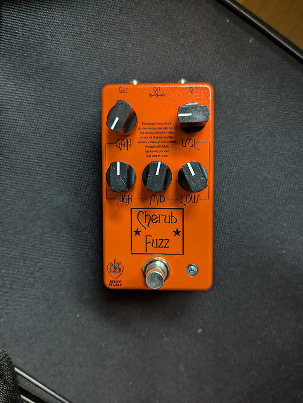 Berry Pedals Cherub Fuzz 2023 - Orange Mayonnaise Smashing | Reverb