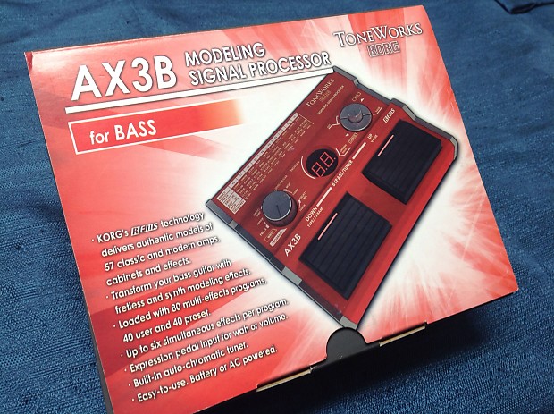 Korg ToneWorks AX3B Bass Modeling Signal Processor | Reverb