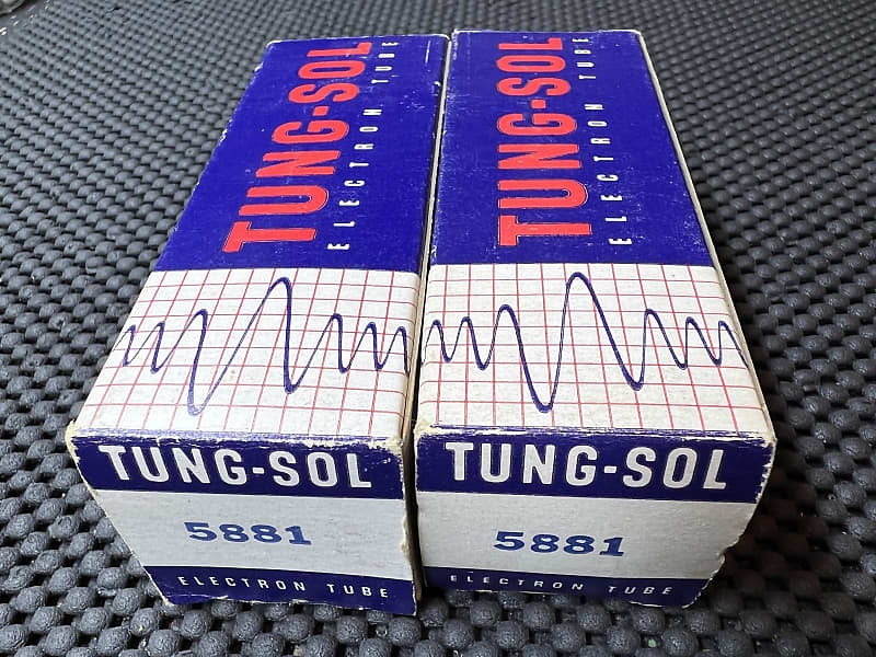 Tung-Sol Nos Nib 5881 6L6 Power Tubes 1960’s | Reverb