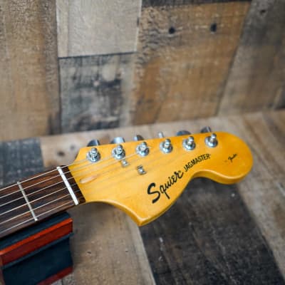 Squier by Fender Standard Jagmaster Seafoam Green Rare Color | Reverb