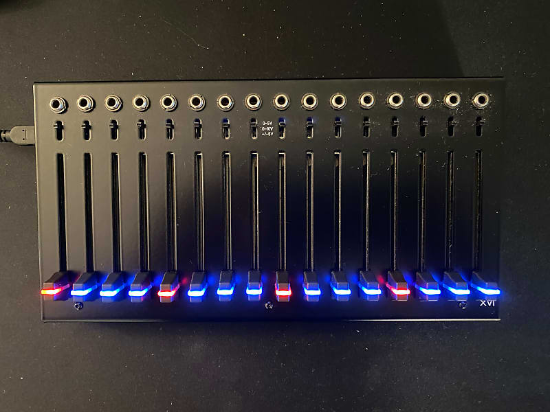 Michigan Synth Works XVI Desktop Fader Controller (Black) | Reverb